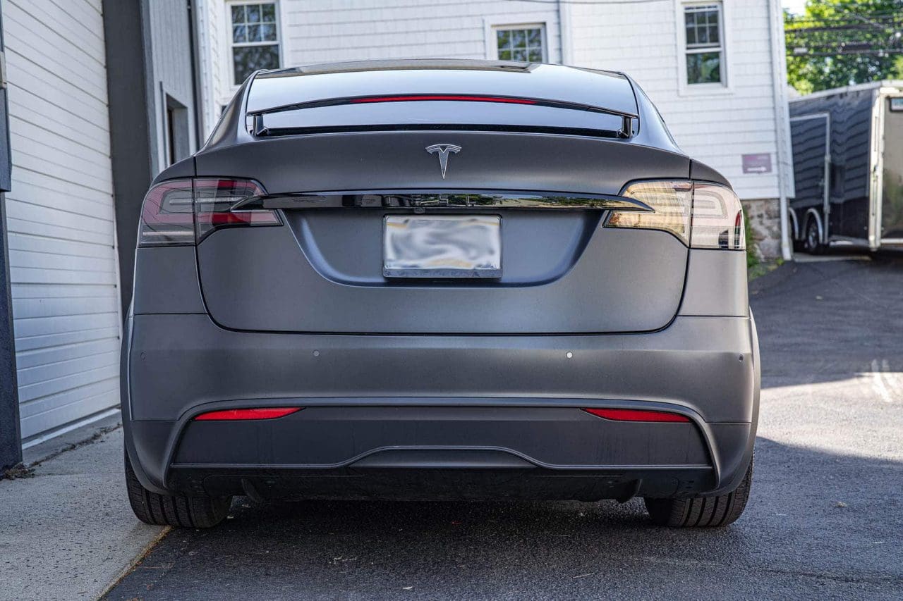 Midnight Silver Metallic Tesla Model X Plaid - Xpel PPF | Darien Detail