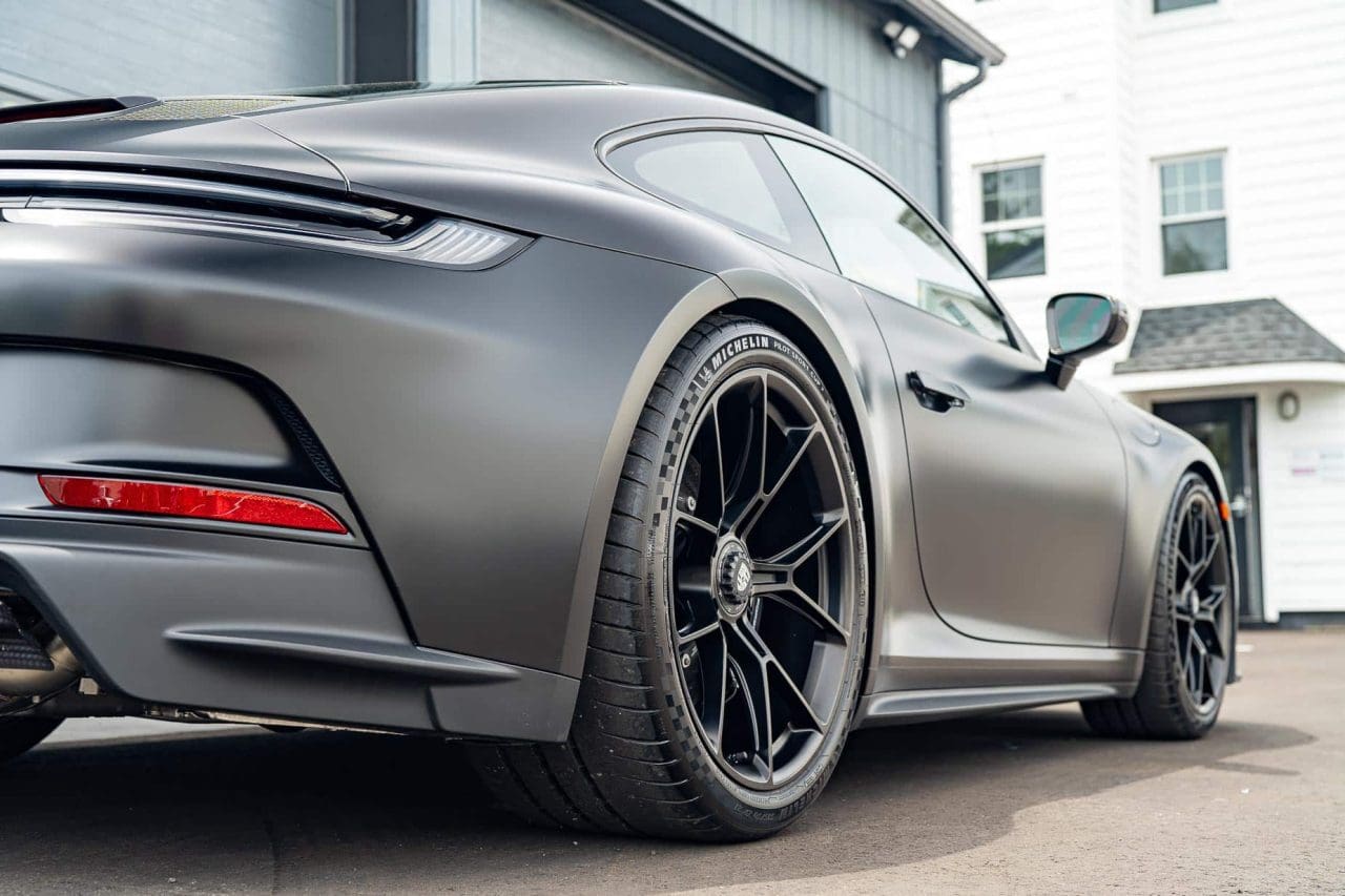 Black Stealth Porsche 911 GT3 Touring Xpel Paint Protection Full Body ...