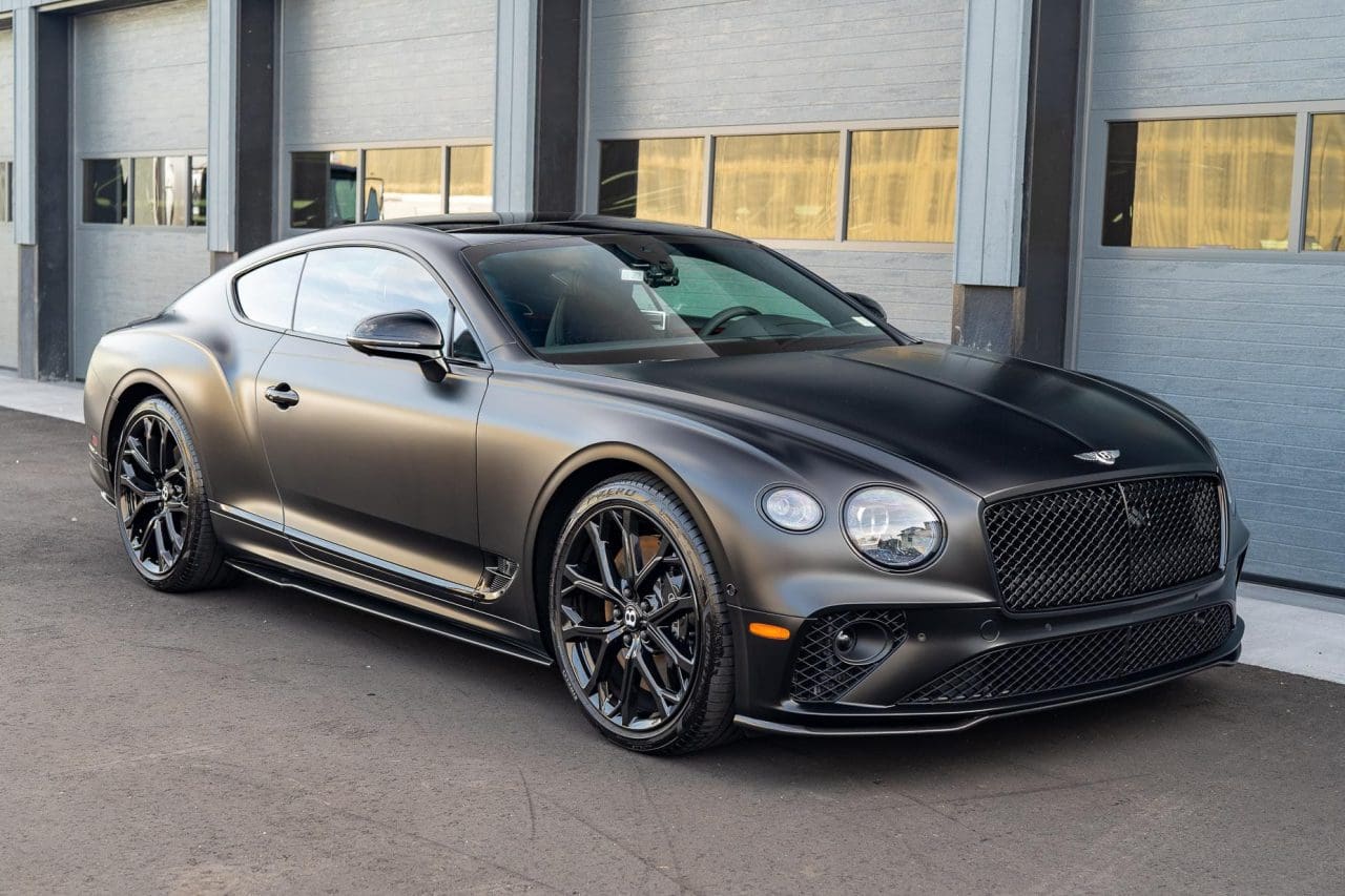Matte Black Bentley Continental GT XPEL Stealth PPF Install | Darien Detail